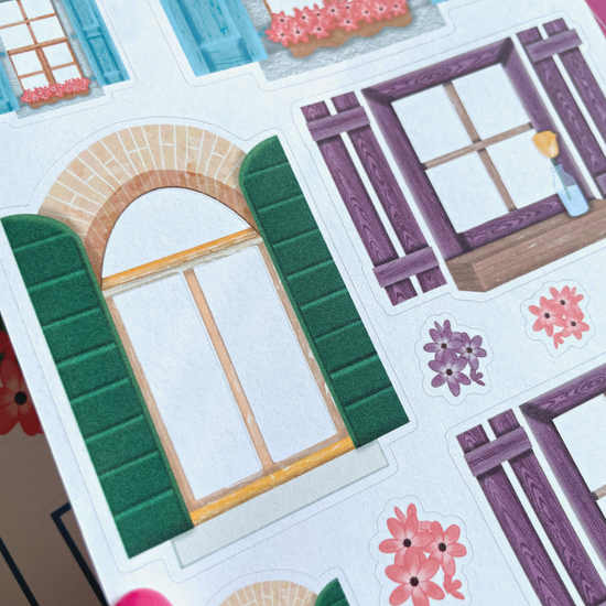 The Windows - Season 1 -Sticker Sheets – The Little Bird Designs