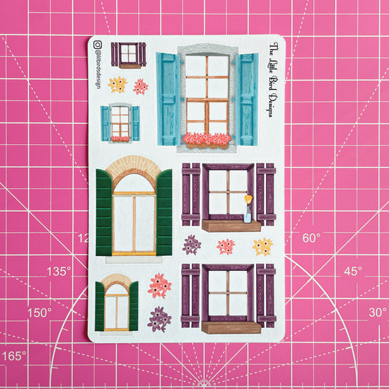 The Windows - Season 1 -Sticker Sheets – The Little Bird Designs